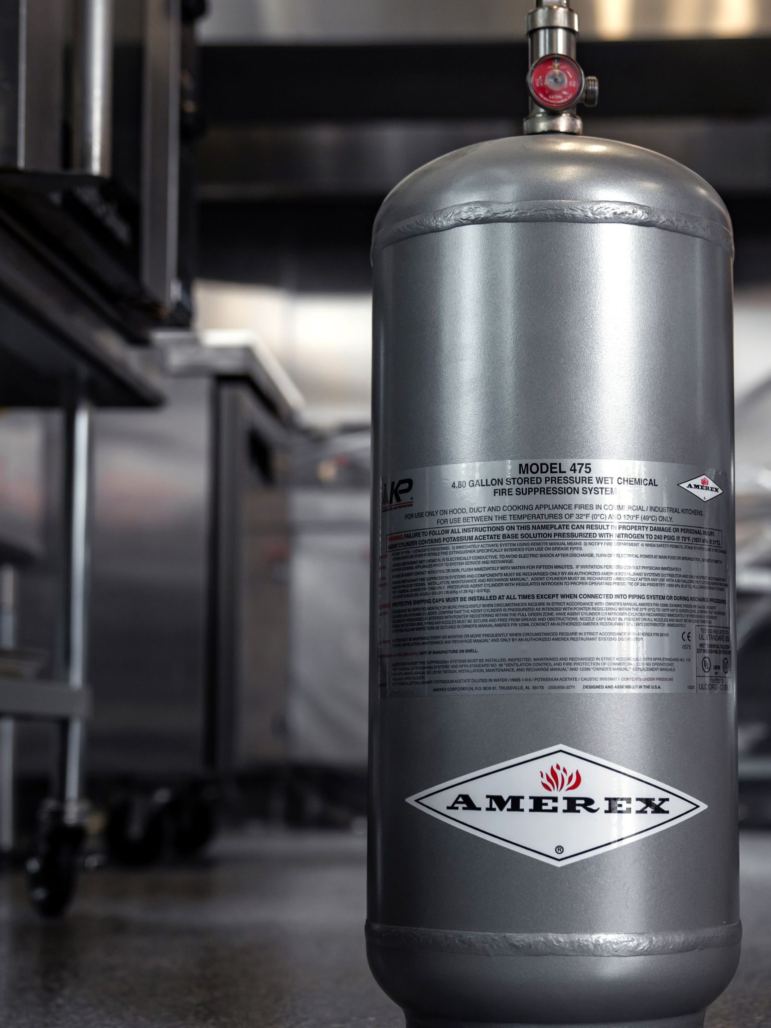 AMEREX® Kitchen Protection (KP™) Fire Suppression System - BJ Marthel